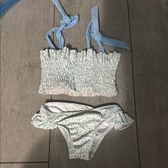 minnow swim | Swim | Minnow Floral Smocked Bikini With Ties | Poshmark